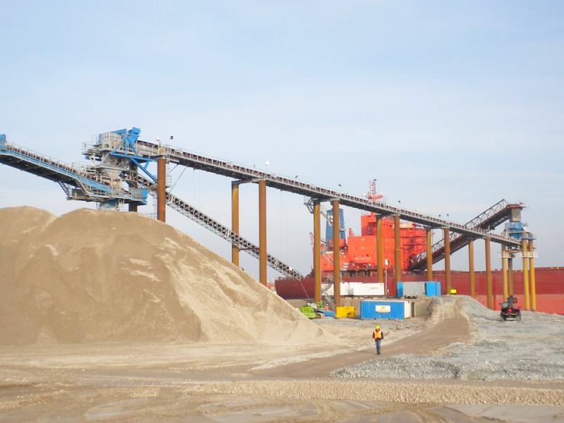Ship Loading Conveyor | Bulk Material Loading System - SKE Industries