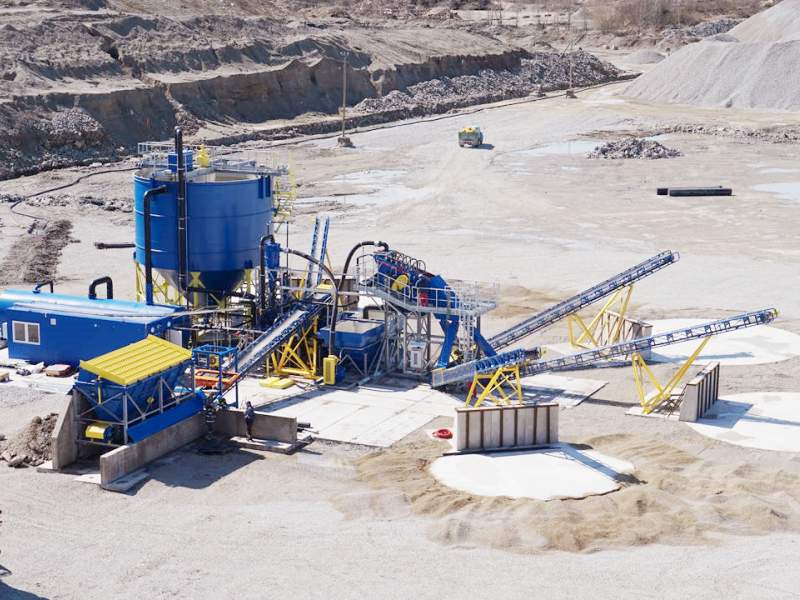 Sand Conveying & Stockpiling Conveyor in Washing Plant | SKE Industries