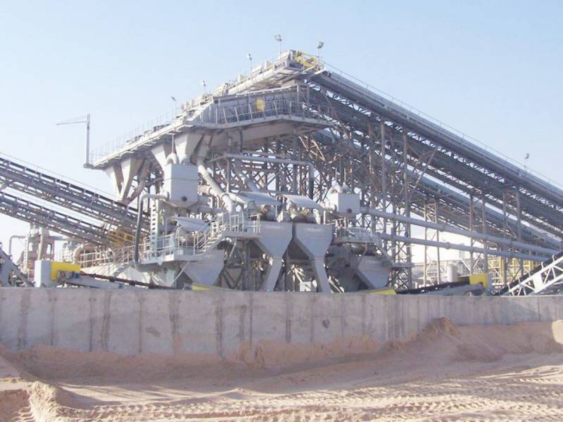 Sand Conveying & Stockpiling Conveyor in Washing Plant | SKE Industries