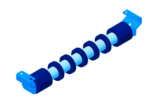 Rubber Disc Return Roller for Belt Conveyor - SKE Industries