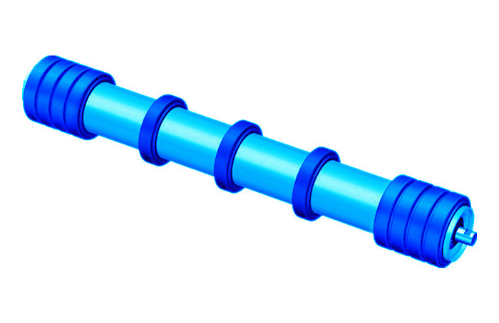 Rubber Disc Return Roller for Belt Conveyor - SKE Industries