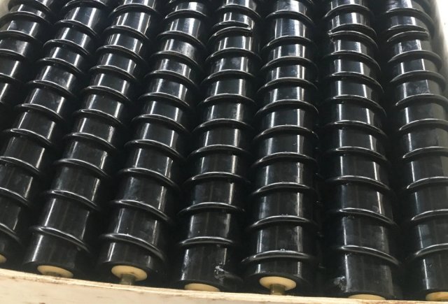 Spiral Return Roller for Belt Conveyor | SKE Industries