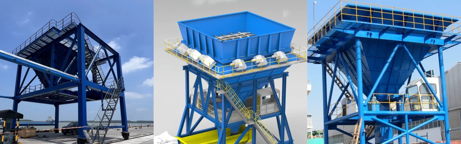 Mobile Hopper & Eco Hopper | Ship Unloading | SKE Industries