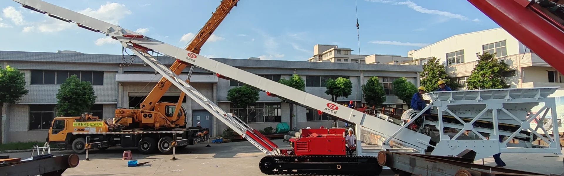 Mobile Hopper Feeder & Feeder Stacker | SKE Industries