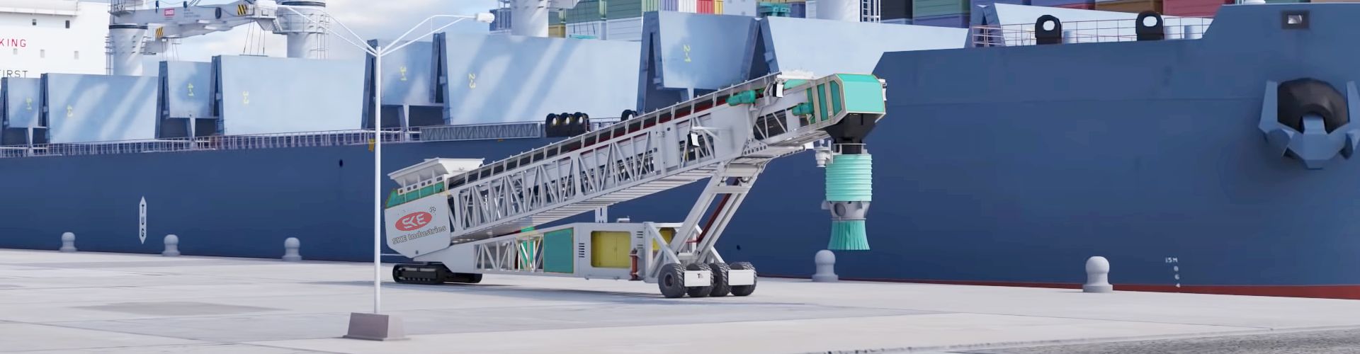 Shiploaders | Mobile Ship Loader Conveyors - SKE Industries