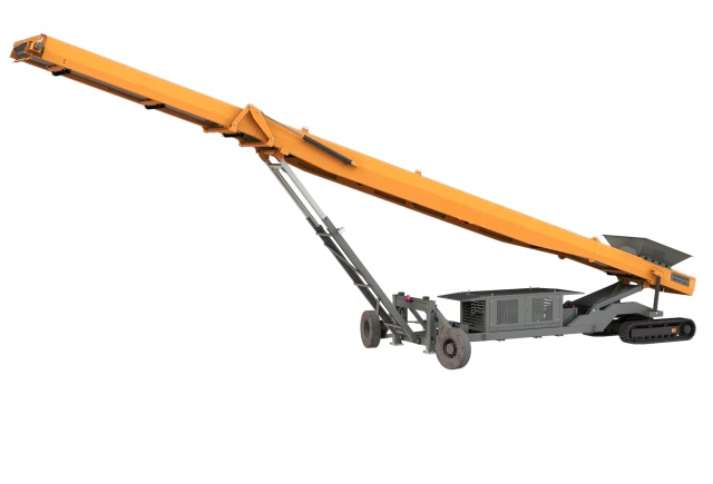 Tracked Conveyors: Tracked Stackers for Stockpiling - SKE Industries