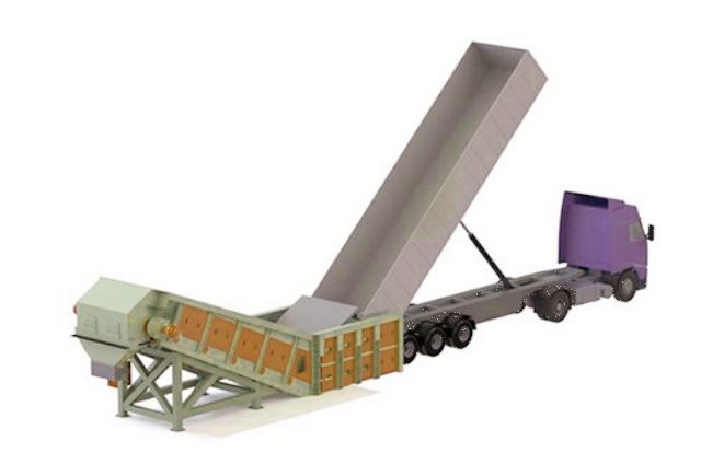 Truck Unloader | Fixed Bulk Reception Feeders - SKE Industries