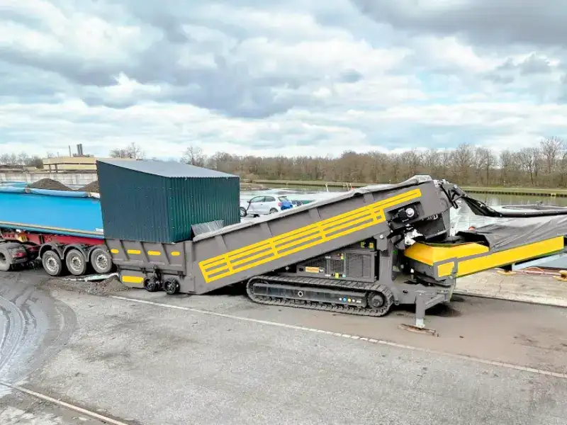 Material Feeder: Truck Unloader & Surface Feeder - SKE Industries