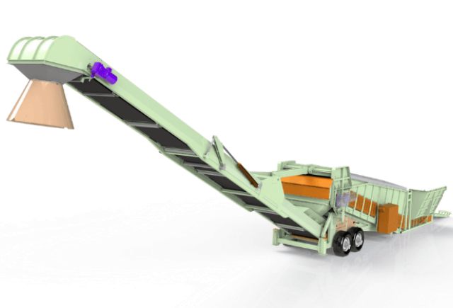 Truck Unloader | Wheeled Bulk Reception Feeder - SKE Industries