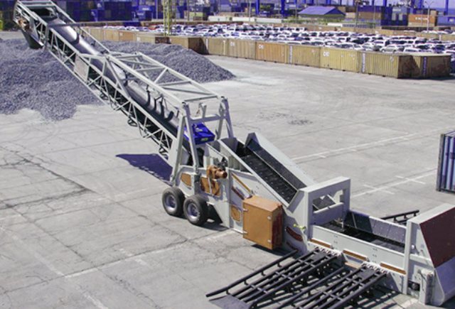 Truck Unloader | Wheeled Bulk Reception Feeder - SKE Industries