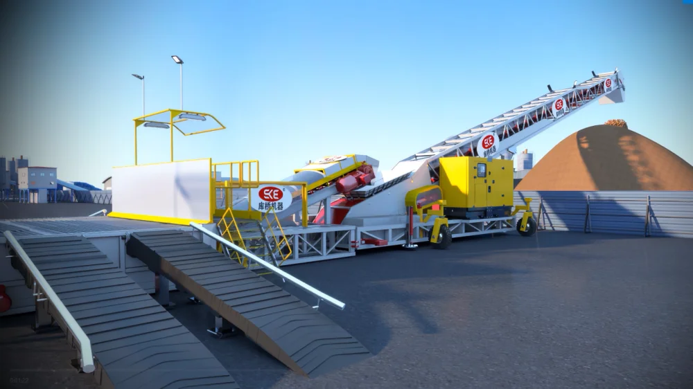 Grain Bunker Stacker | Grain Pile Stacking Conveyor | SKE Industries
