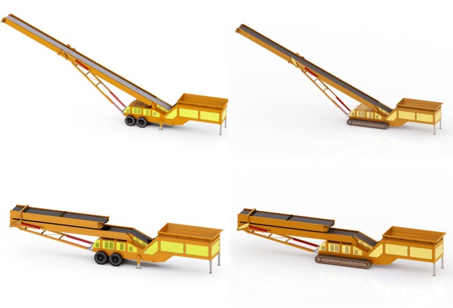 KTB HF Series Tracked Mobile Hopper Feeder | SKE Industries