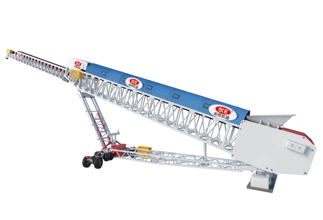 Stacker Conveyor: Tracked, Telescopic, Radial Stacker | SKE Industries