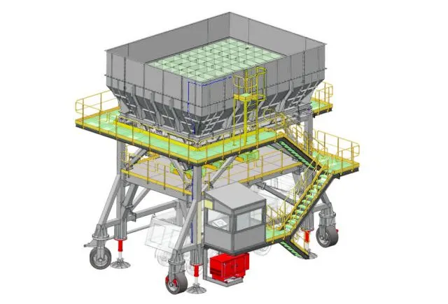 Mobile Eco Hopper & Mobile Hopper Feeder - SKE Industries