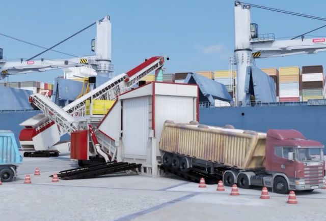 Radial Telescopic Shiploader - SKE Industries