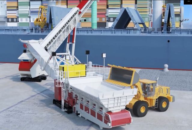Radial Telescopic Shiploader - SKE Industries