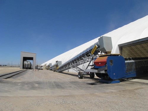 KYD Portable Radial Telescopic Conveyor - SKE Industries