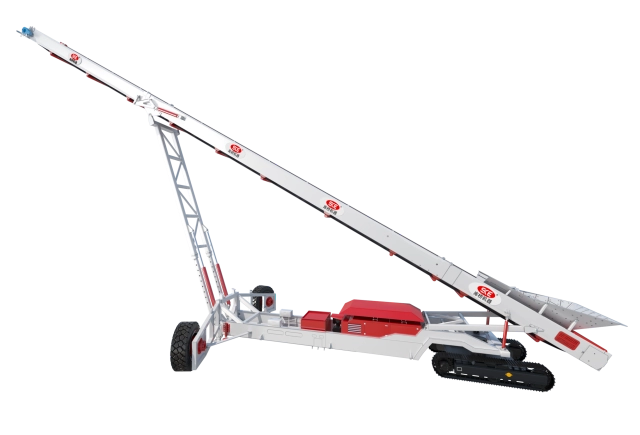 Tracked Conveyors: Tracked Stackers for Stockpiling | SKE Industries