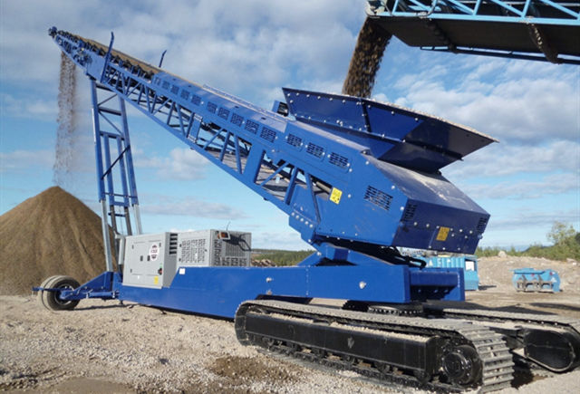 KTR Tracked Radial Stacker - SKE Industries